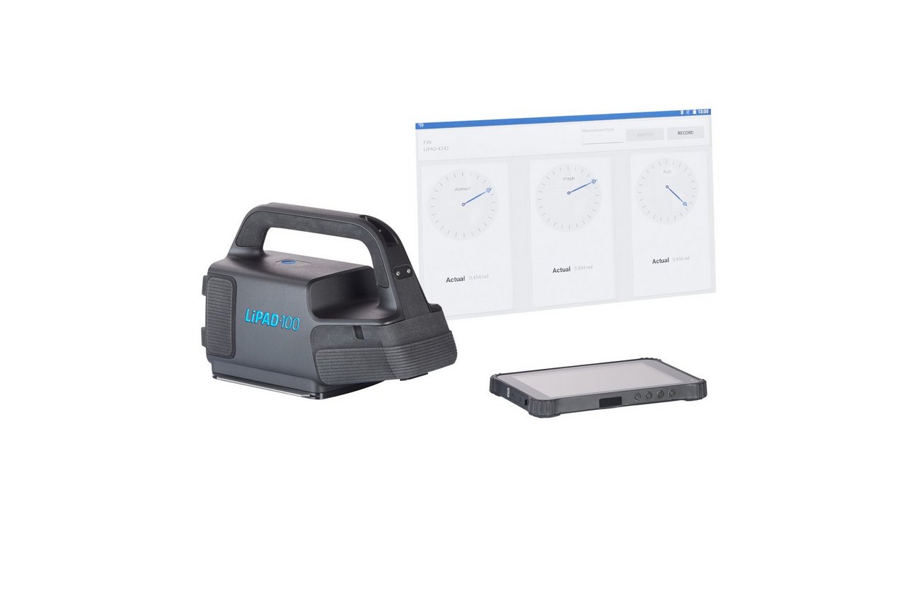 Portable system for high-precision measurement and alignment tasks